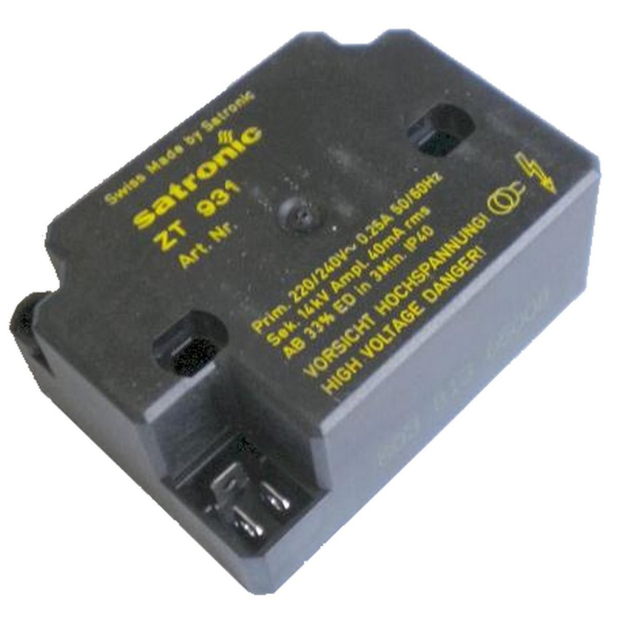 ATLANTIC SYSTEMES - Transformateur allumage SATRONIC ZT931 Réf 70990 ...