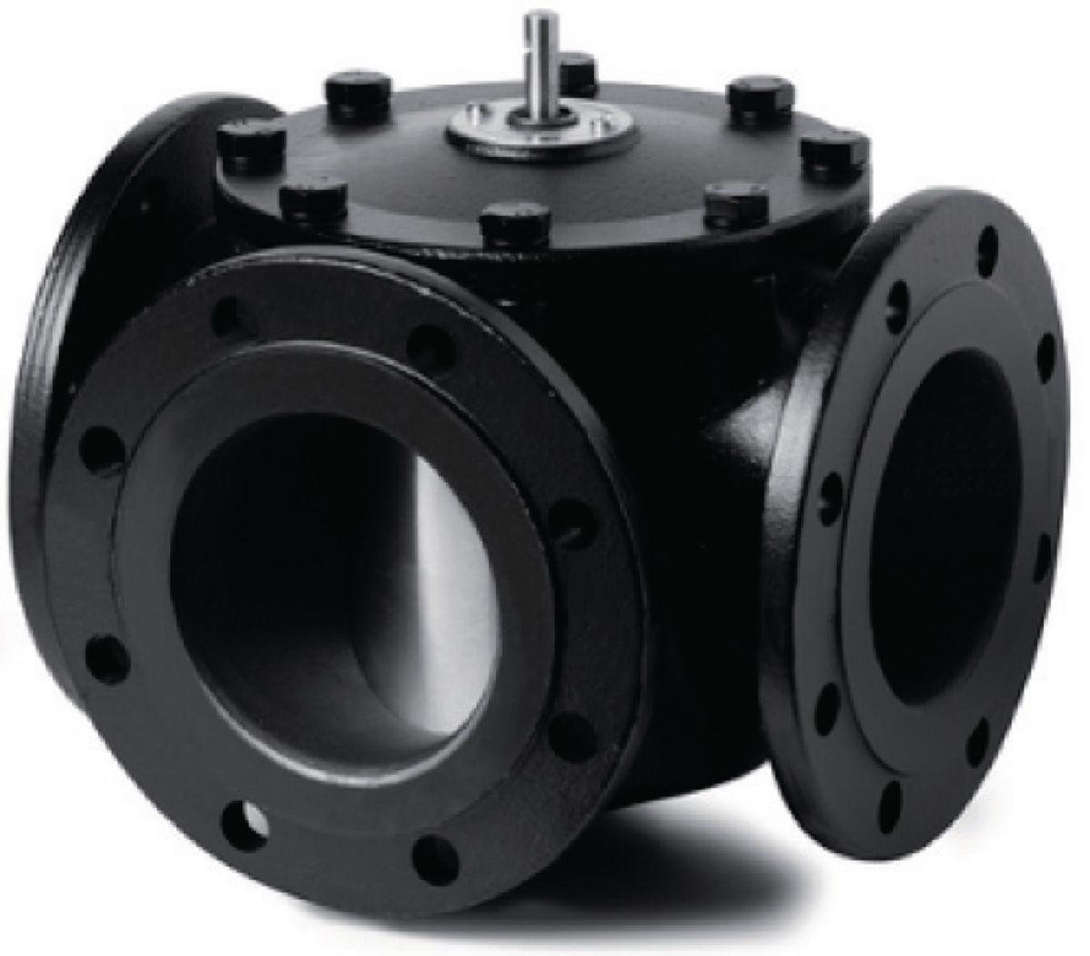 SIEMENS - Vanne à secteur 3 voies à brides PN6 réf. BPZ:VBF21.40 | Dispart