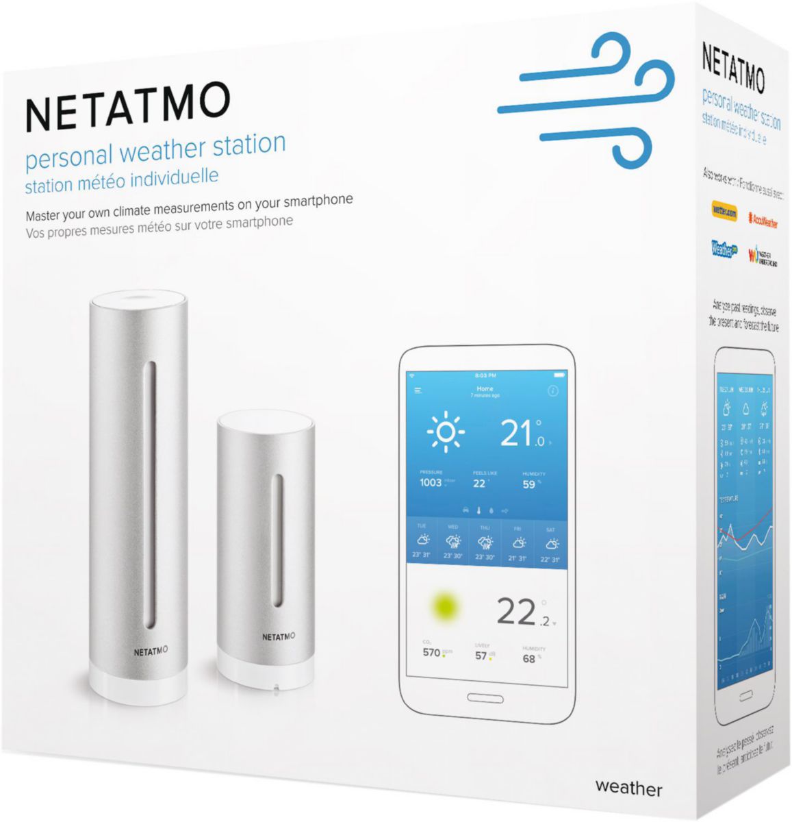 NETATMO - Station météo individuelle NETATMO Réf. NWS01-EC | Dispart