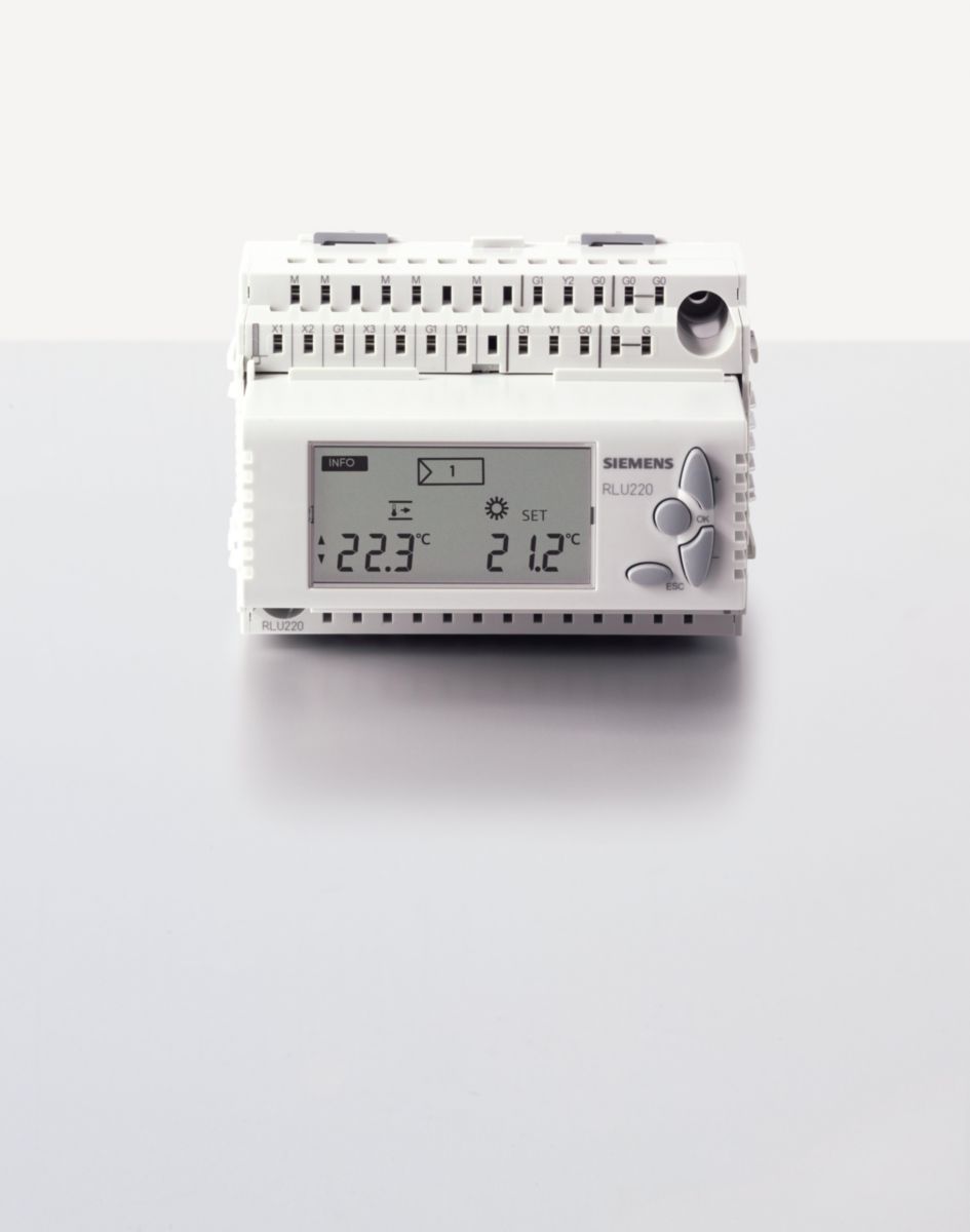 SIEMENS - Régulateur universel 1 boucle 2 relais réf: RLU202 | DISPART