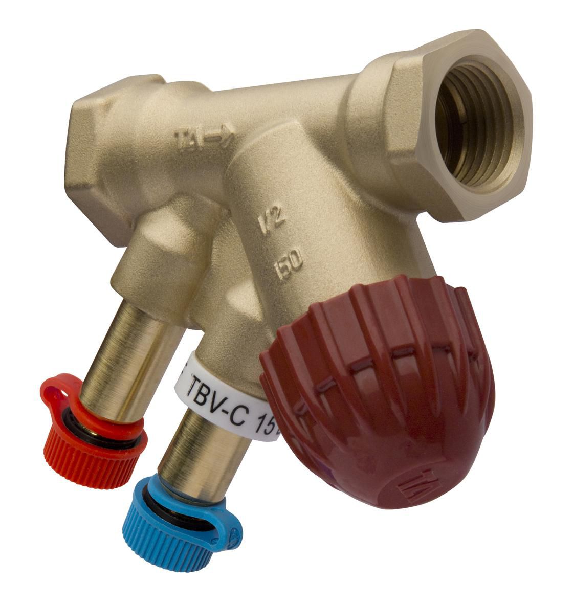 TA HYDRONICS - Vanne d'équilibrage femelle/femelle petit debit KVS 0.9 TBV-C 15 lf Réf 52133115 ...