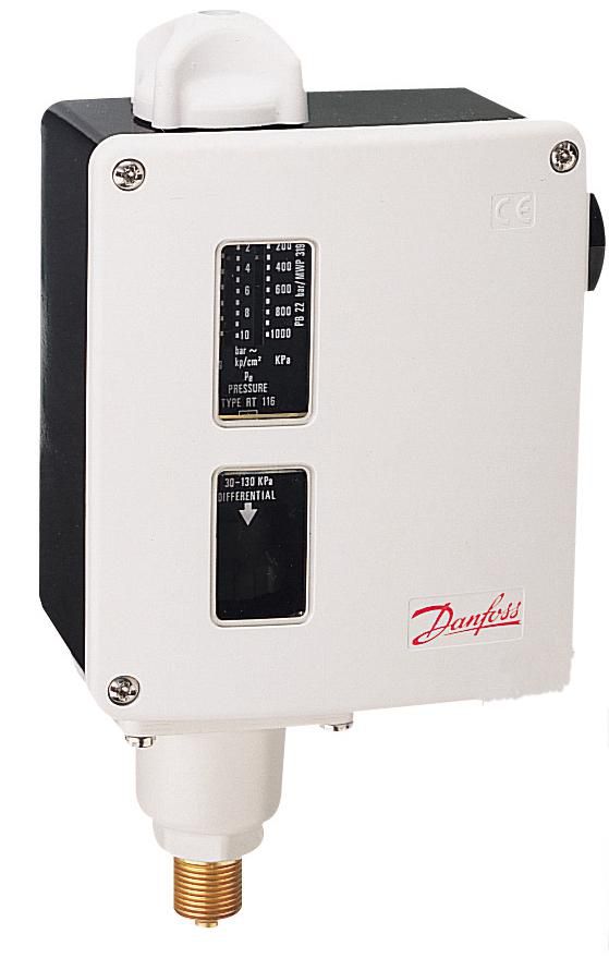 DANFOSS - Pressostat RT 110 0,2/3BAR AUTO G3/8 017-529166 | Dispart