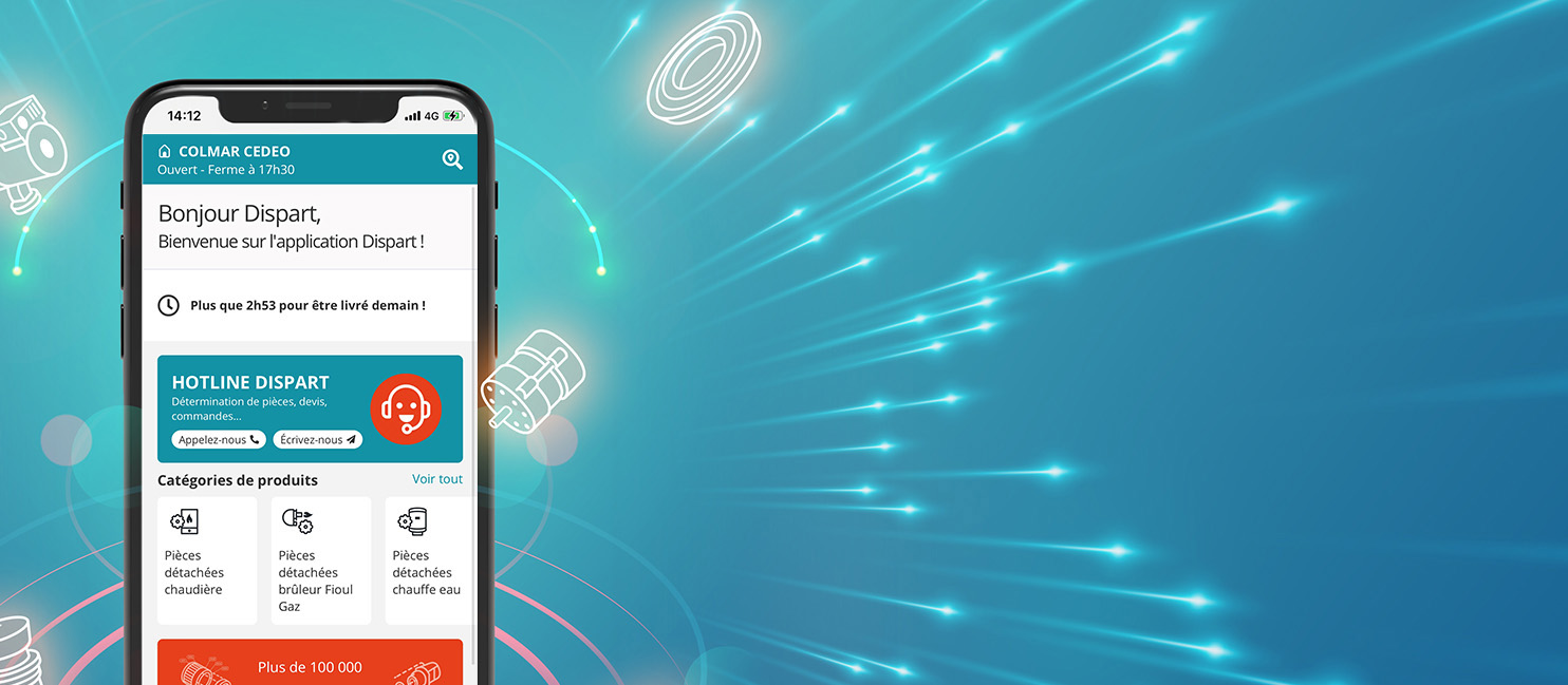 L'application mobile | Dispart