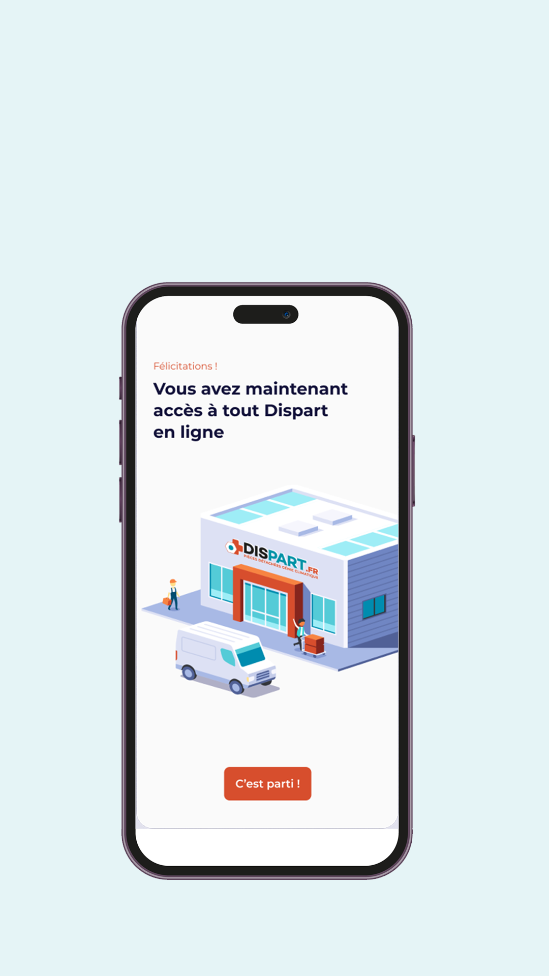 L'application mobile | Dispart